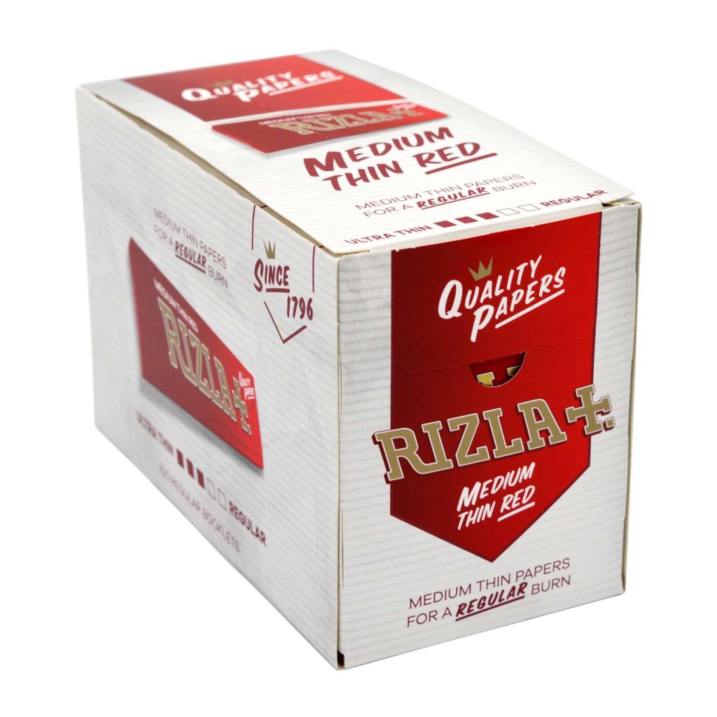 Kartong - Rizla RED Regular Size | Shady.no Headshop Norge